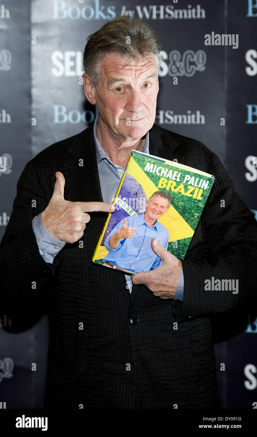 Michael Palin signs his new book 'Brazil' at Selfridges Featuring ...