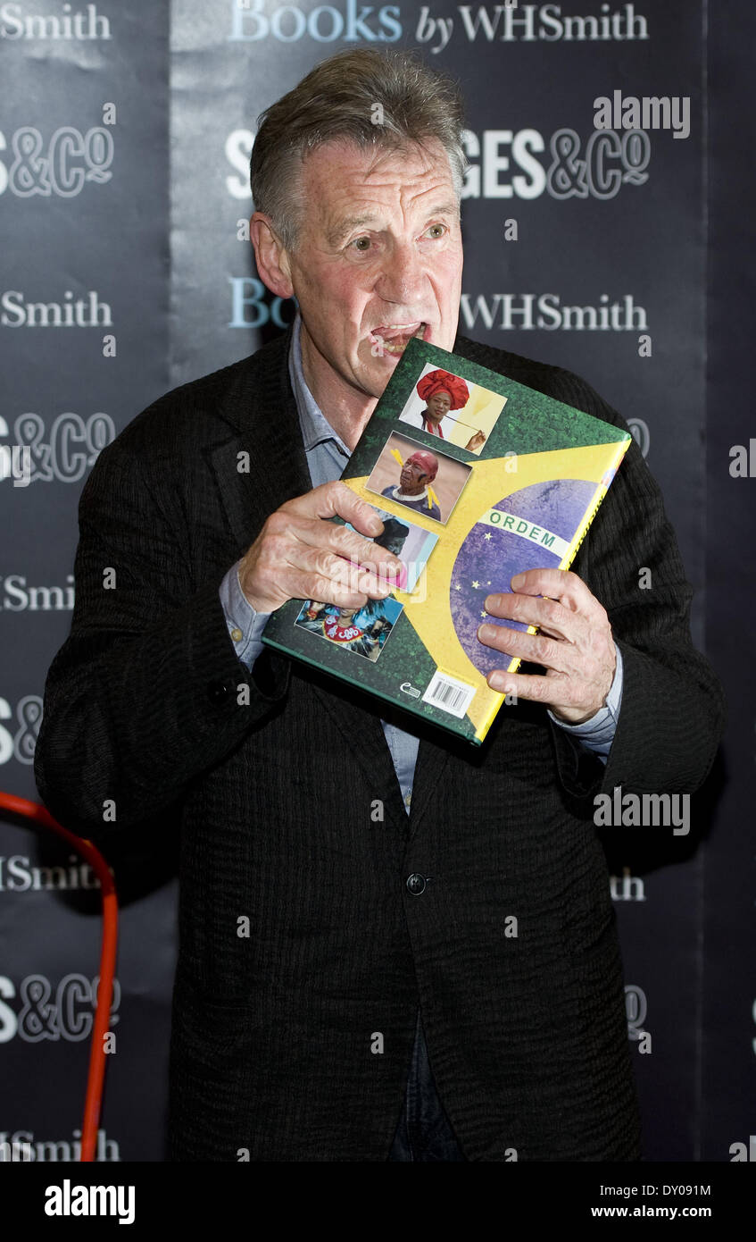 Michael Palin signs his new book 'Brazil' at Selfridges Featuring ...