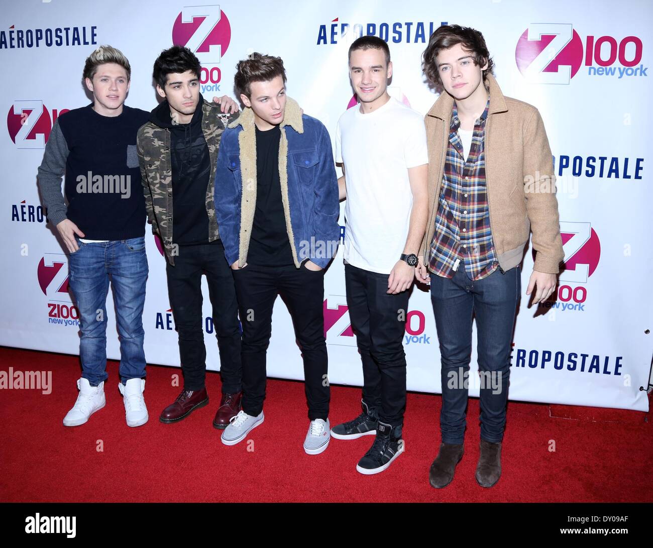 The Z100's All Access Lounge party Featuring: One Direction Harry ...