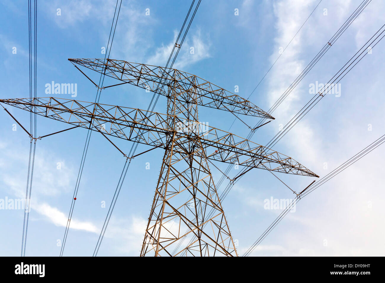 Dubai power lines hi-res stock photography and images - Alamy
