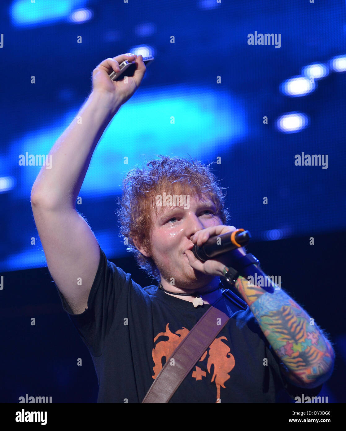 Ed sheeran jingle ball 2012 hi-res stock photography and images - Alamy