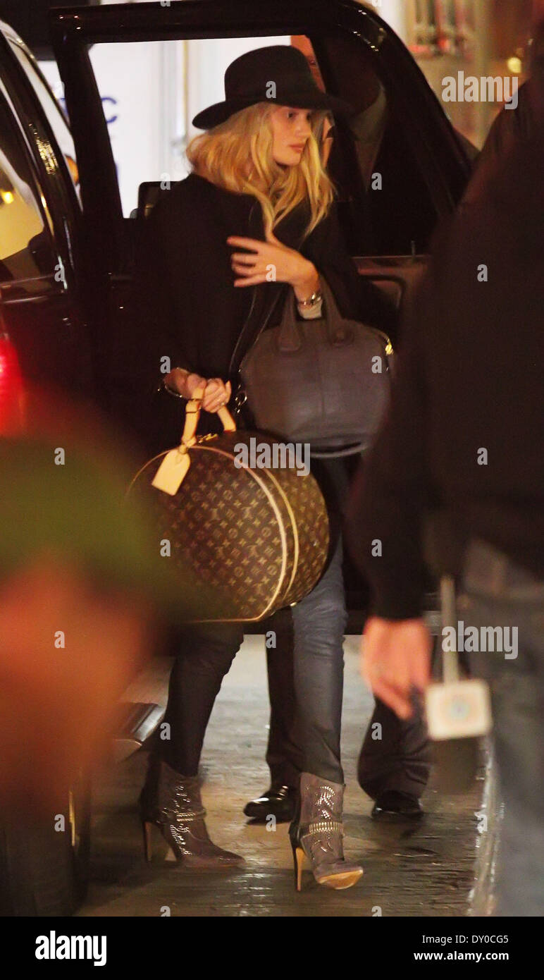 Jason Statham and his girlfriend Rosie Huntington-Whiteley arrive at ...