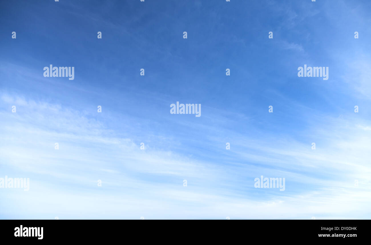 Natural photo background texture of blue cloudy sky in sunny windy day ...