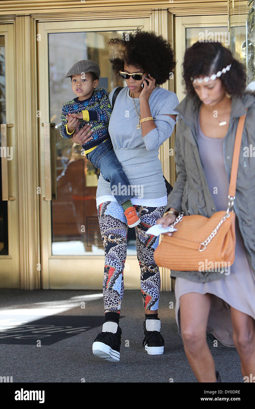 Kelis and her son knight jones High Resolution Stock Photography and ...