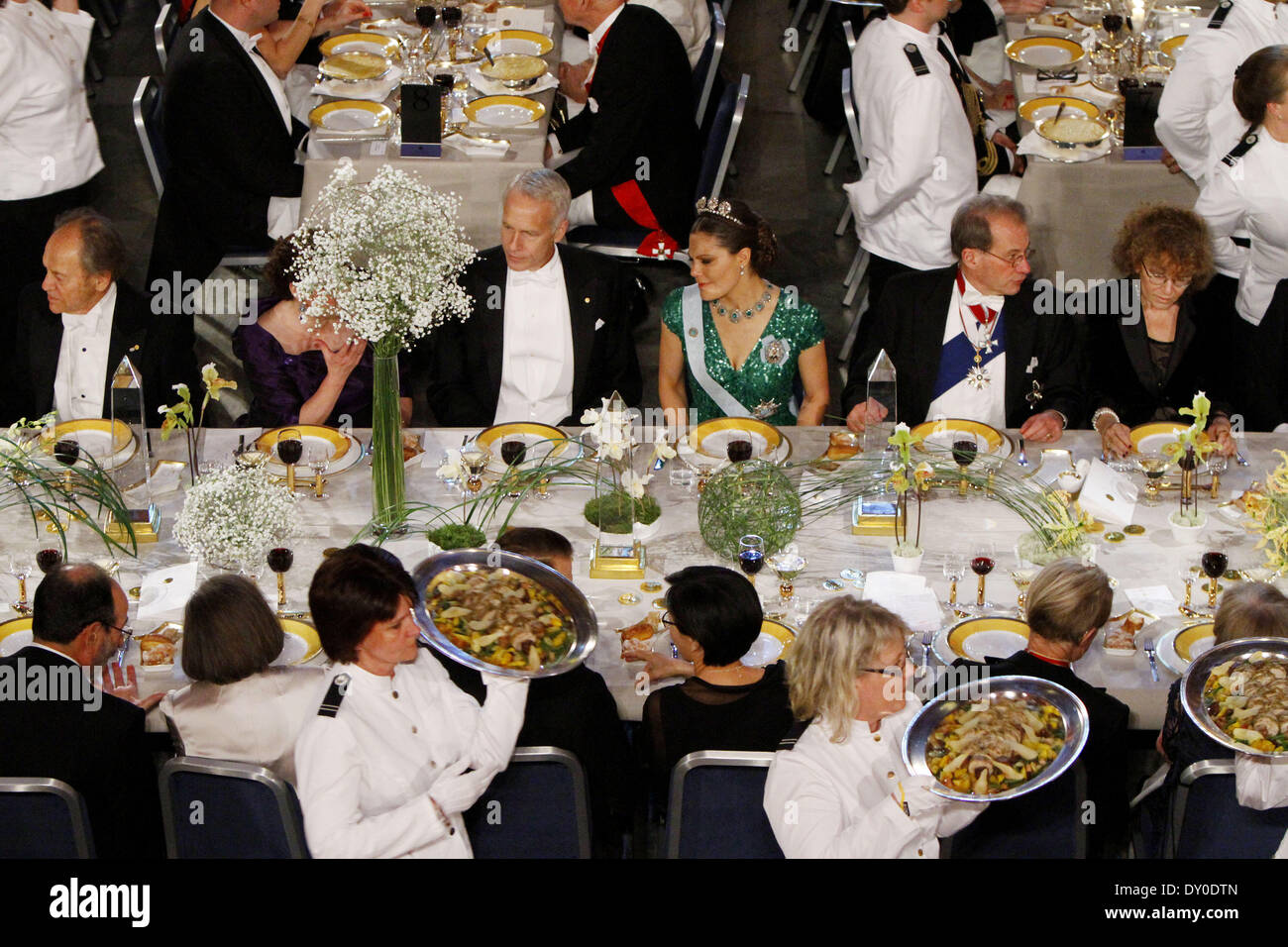 Nobel Prize Banquet held at The City Hall Featuring: Crown Princess ...