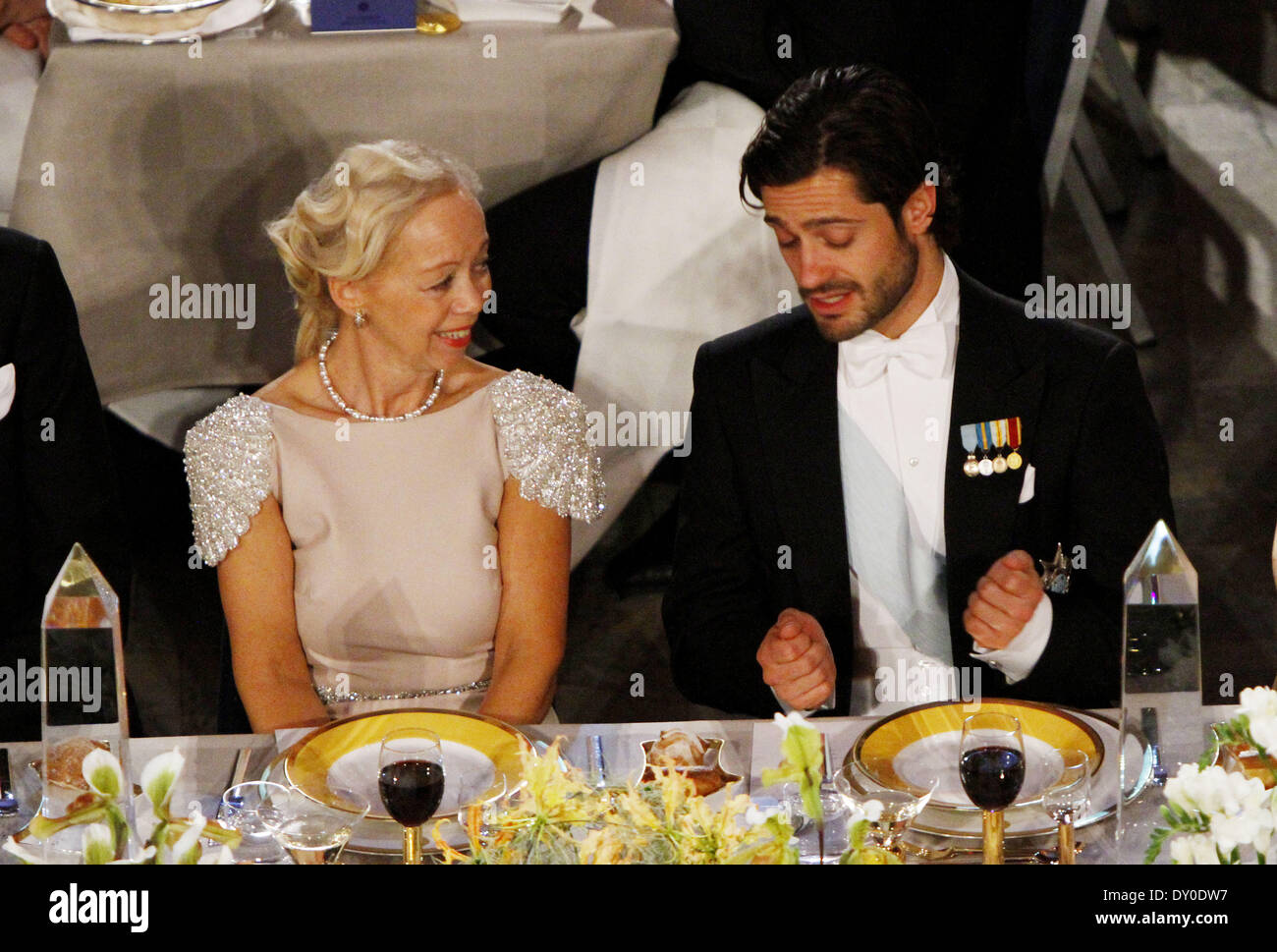 Nobel Prize Banquet held at The City Hall Featuring: Prince Carl Philip ...