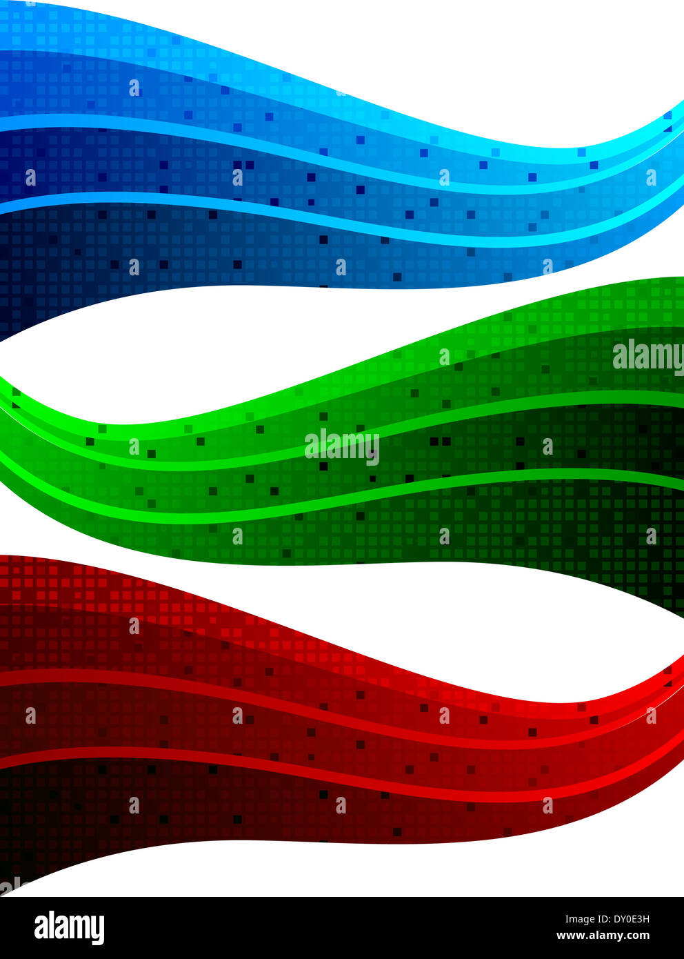 Vector set of three abstract banners; clip-art Stock Photo - Alamy