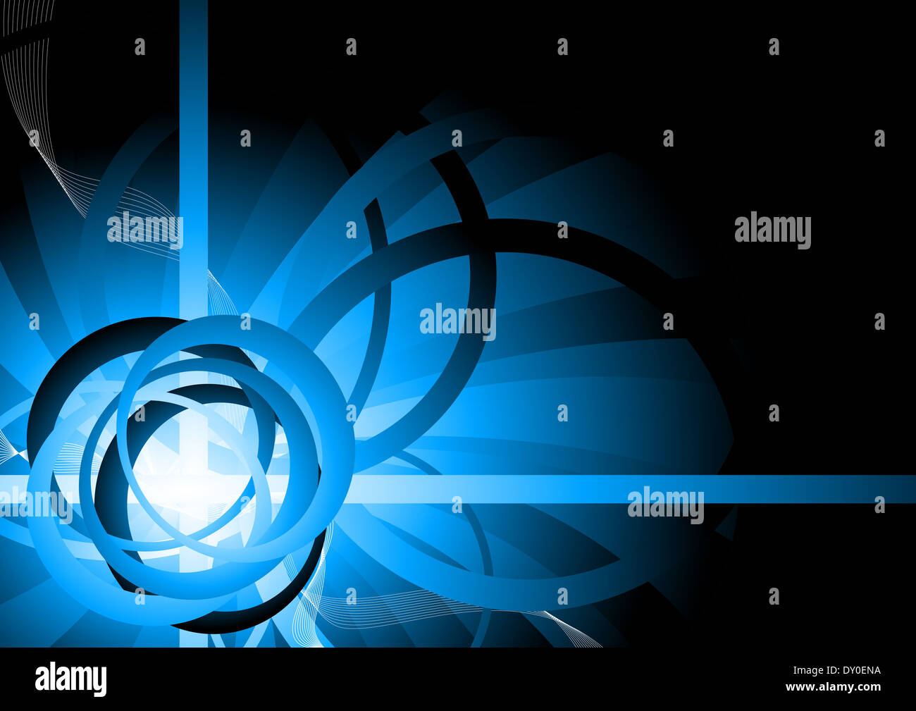 Vector background with circle; clip-art Stock Photo - Alamy
