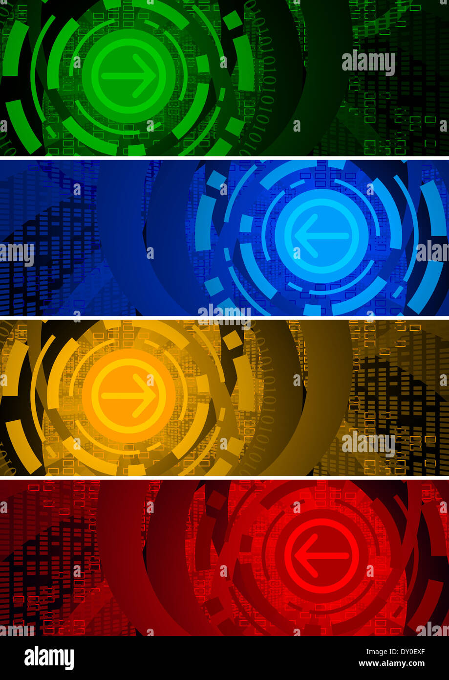 Vector abstract banners; clip-art Stock Photo - Alamy