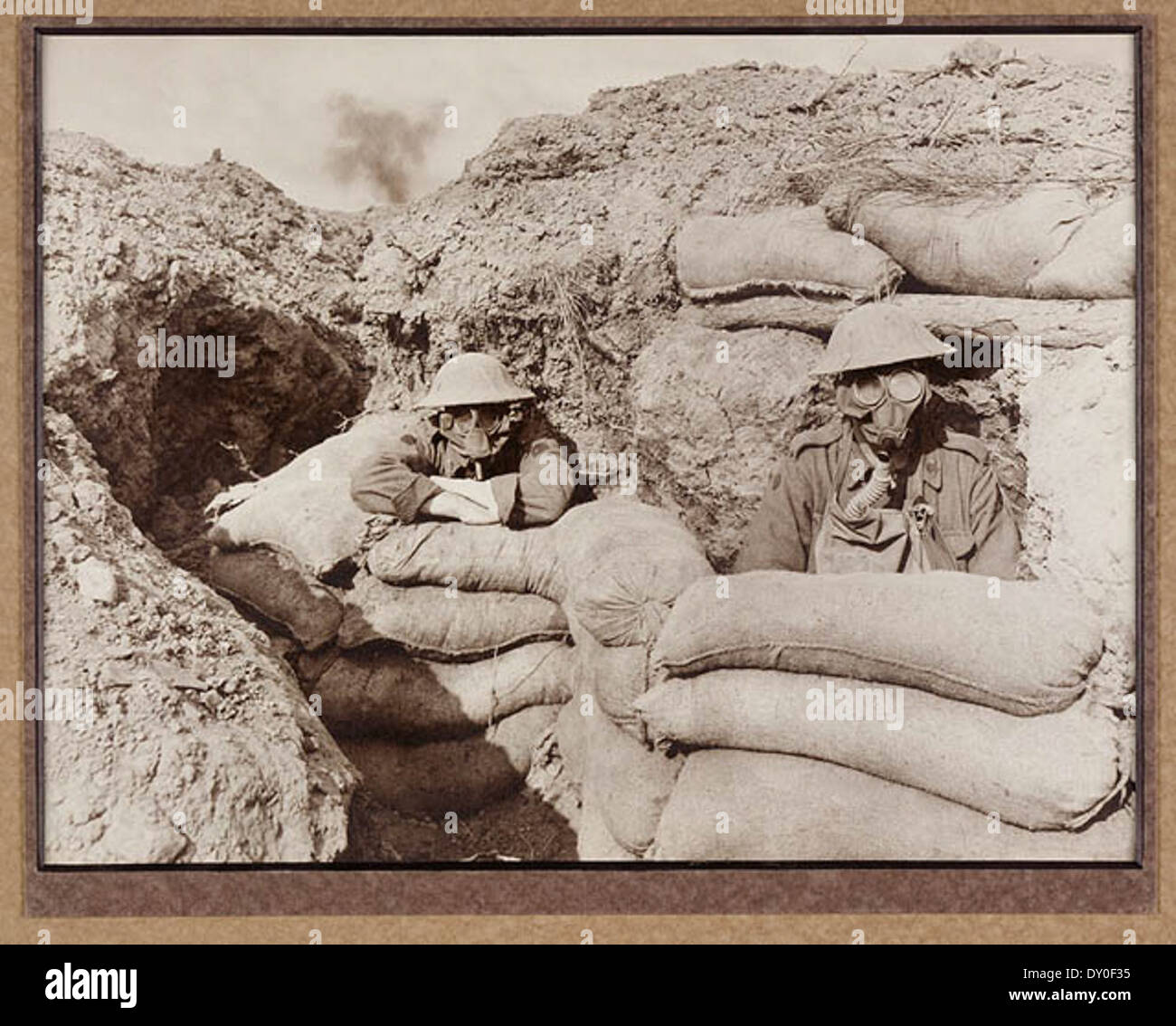 Wwi trenches gas hi-res stock photography and images - Alamy