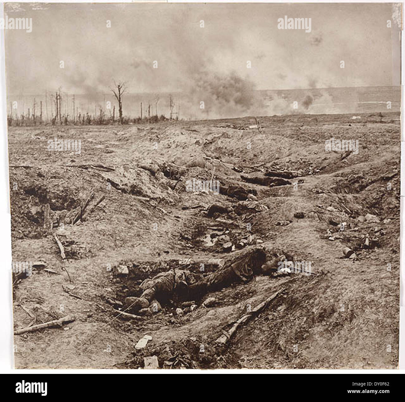 This Image Captures The Aftermath Of A World War I Battle Showing