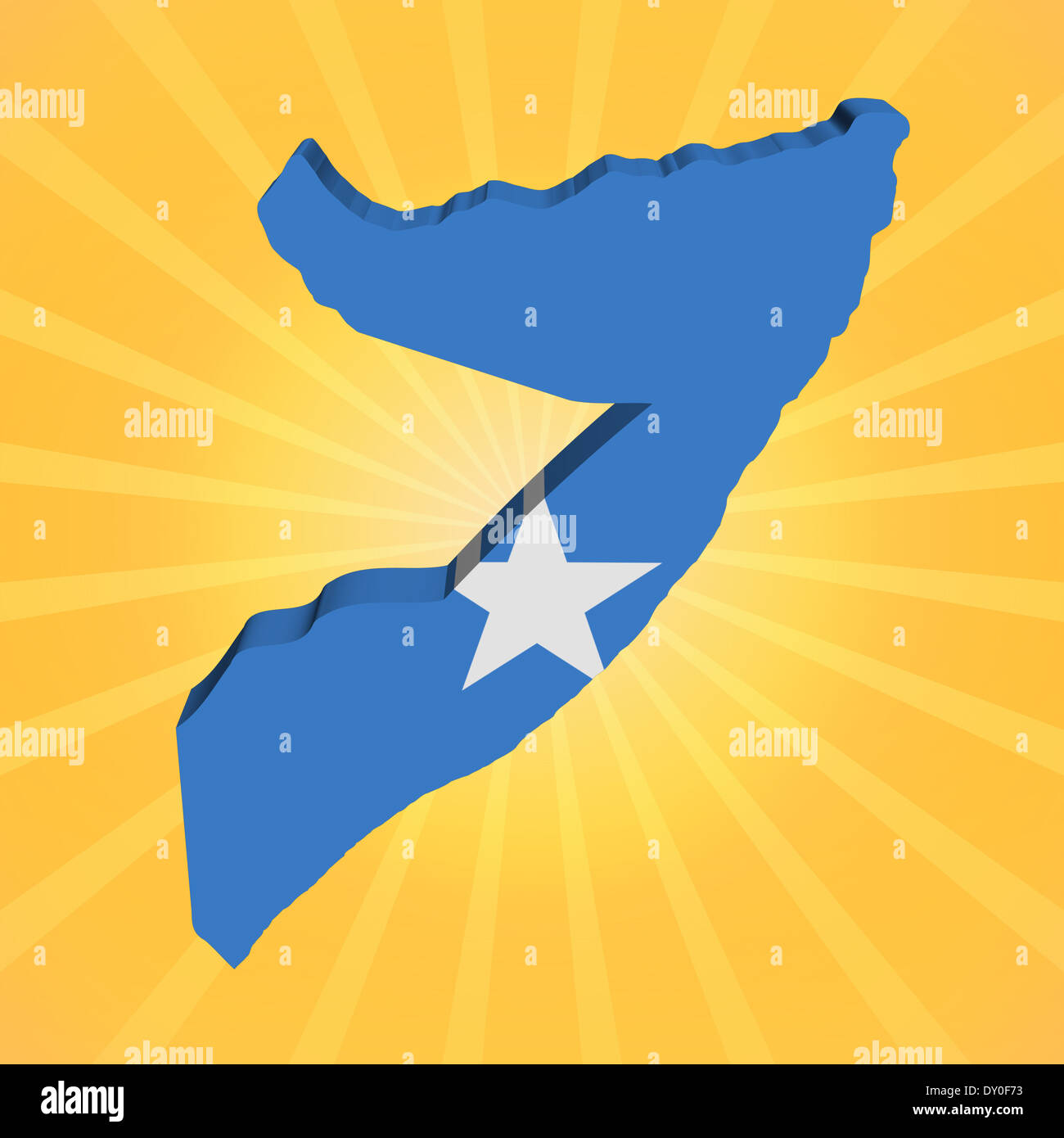 Somalia map hi-res stock photography and images - Alamy