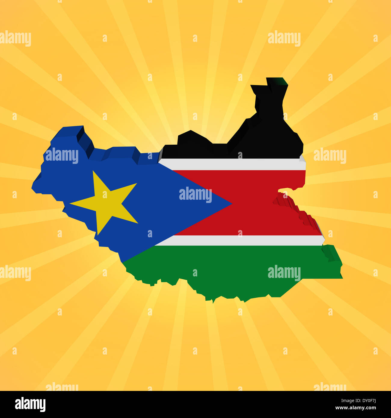 Map of sudan and south sudan hi-res stock photography and images - Alamy