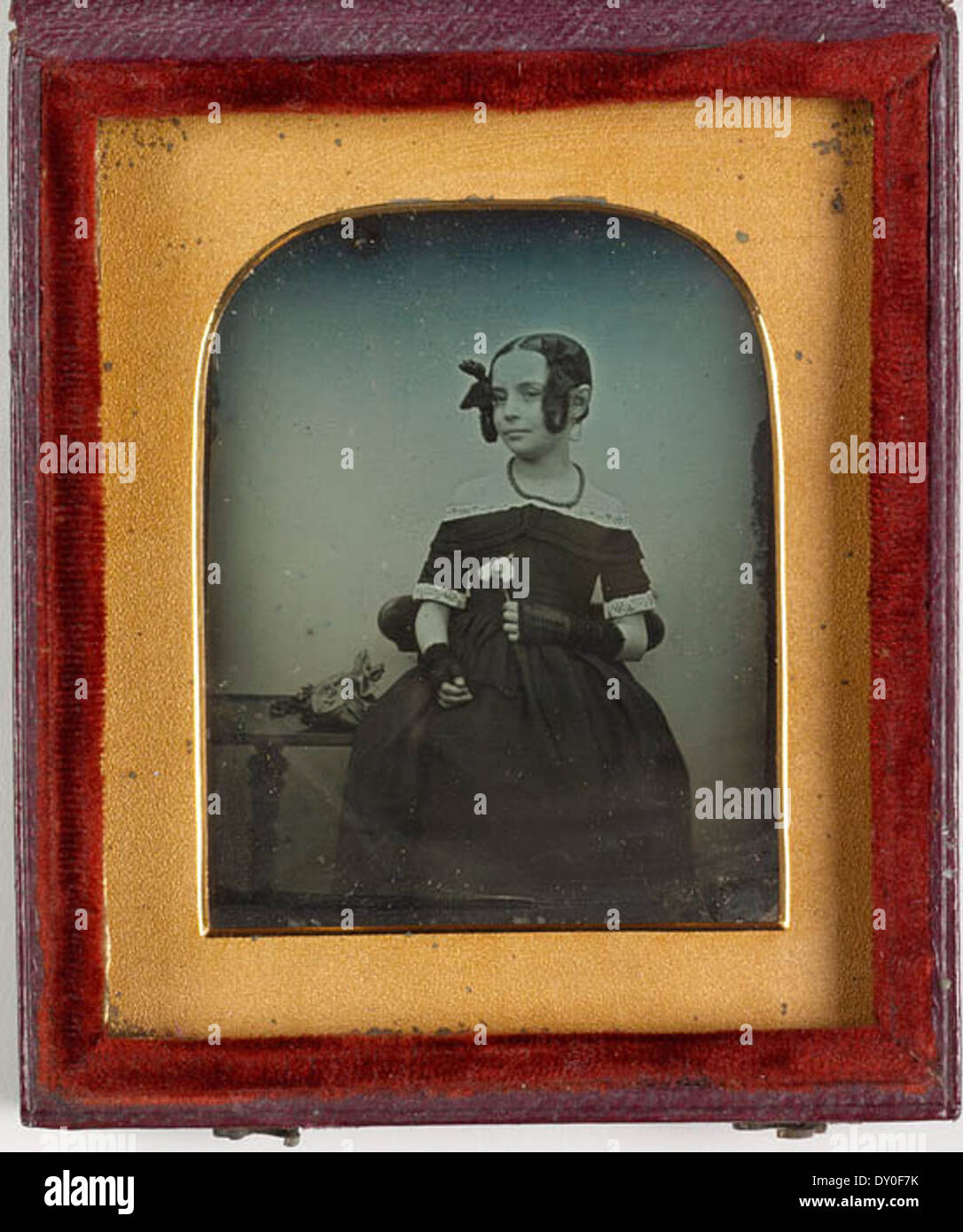 This daguerreotype, photographed by George Goodman in May 1845 ...