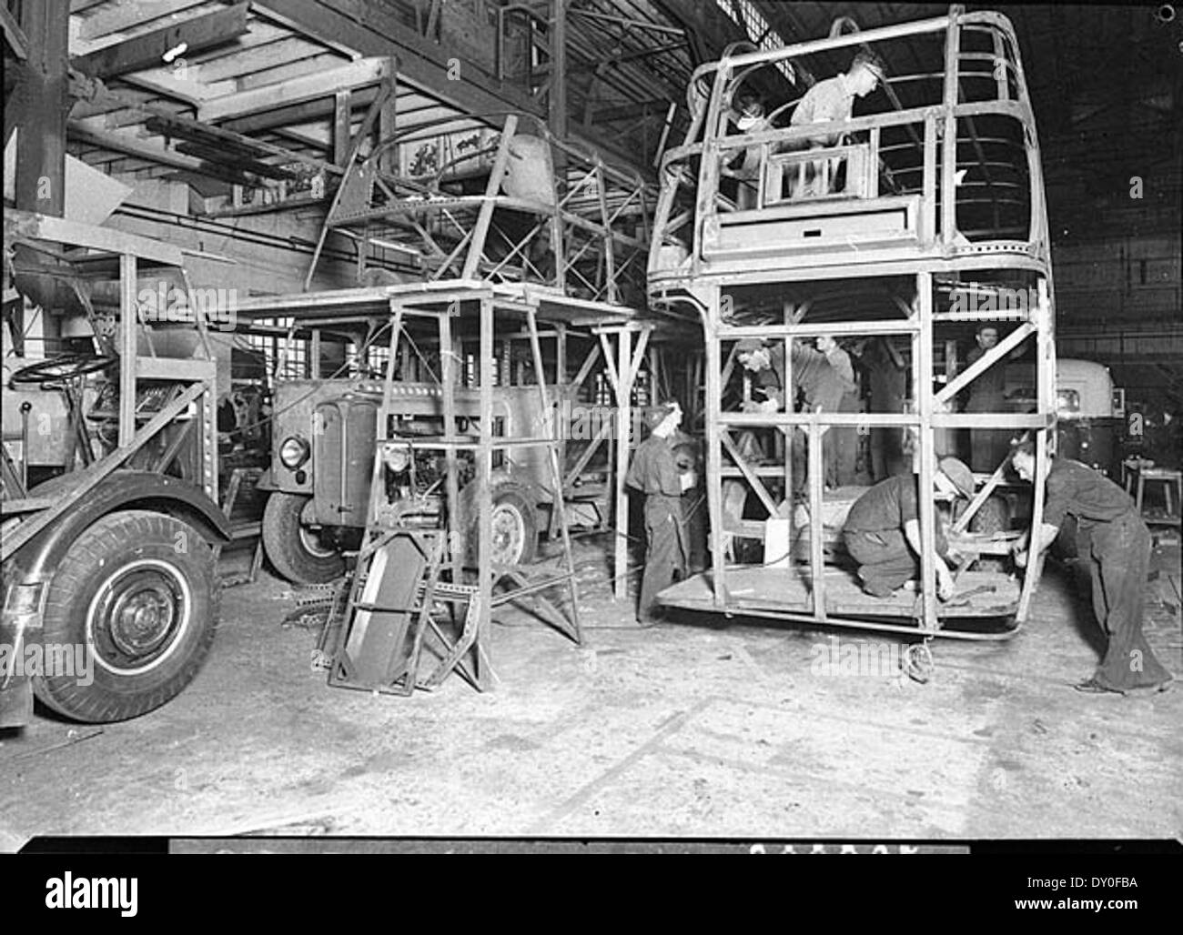 In 1937, AEC bus chassis were being fitted with bodies as part of a ...