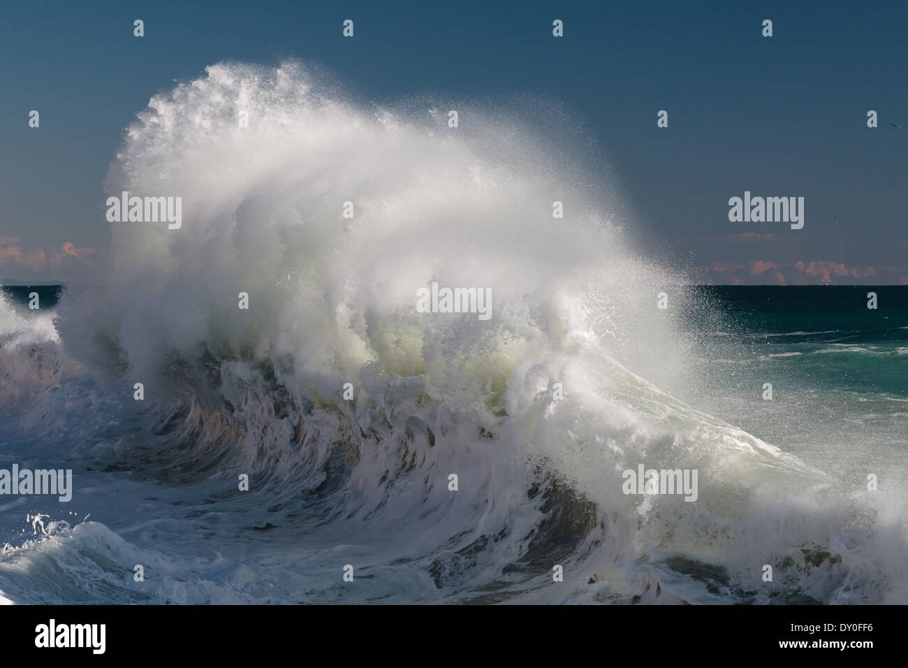 A crashing wave Stock Photo - Alamy