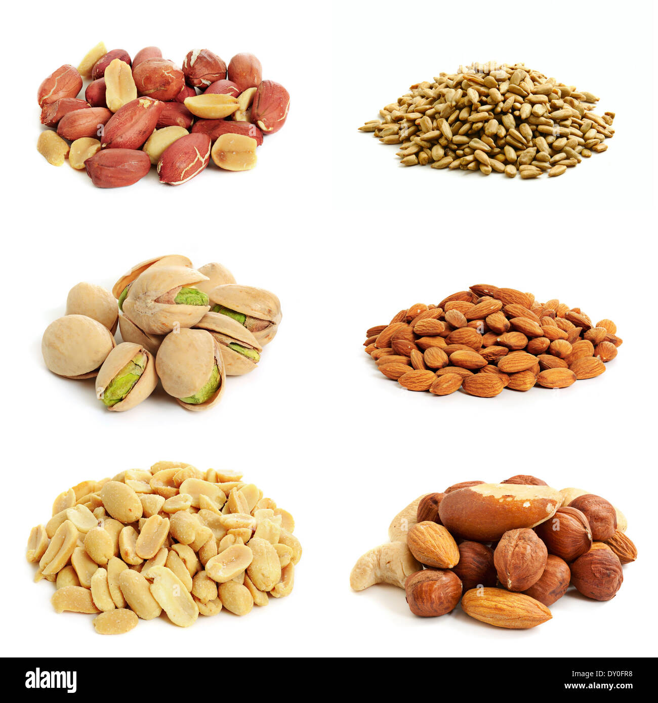 Peanut ground nuts Cut Out Stock Images & Pictures - Alamy