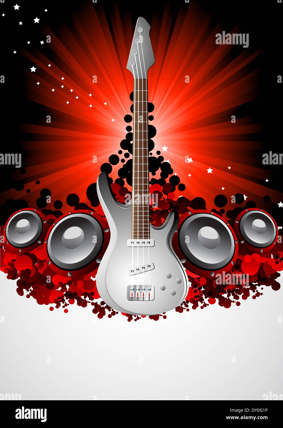 Vector music background; clip-art Stock Photo - Alamy