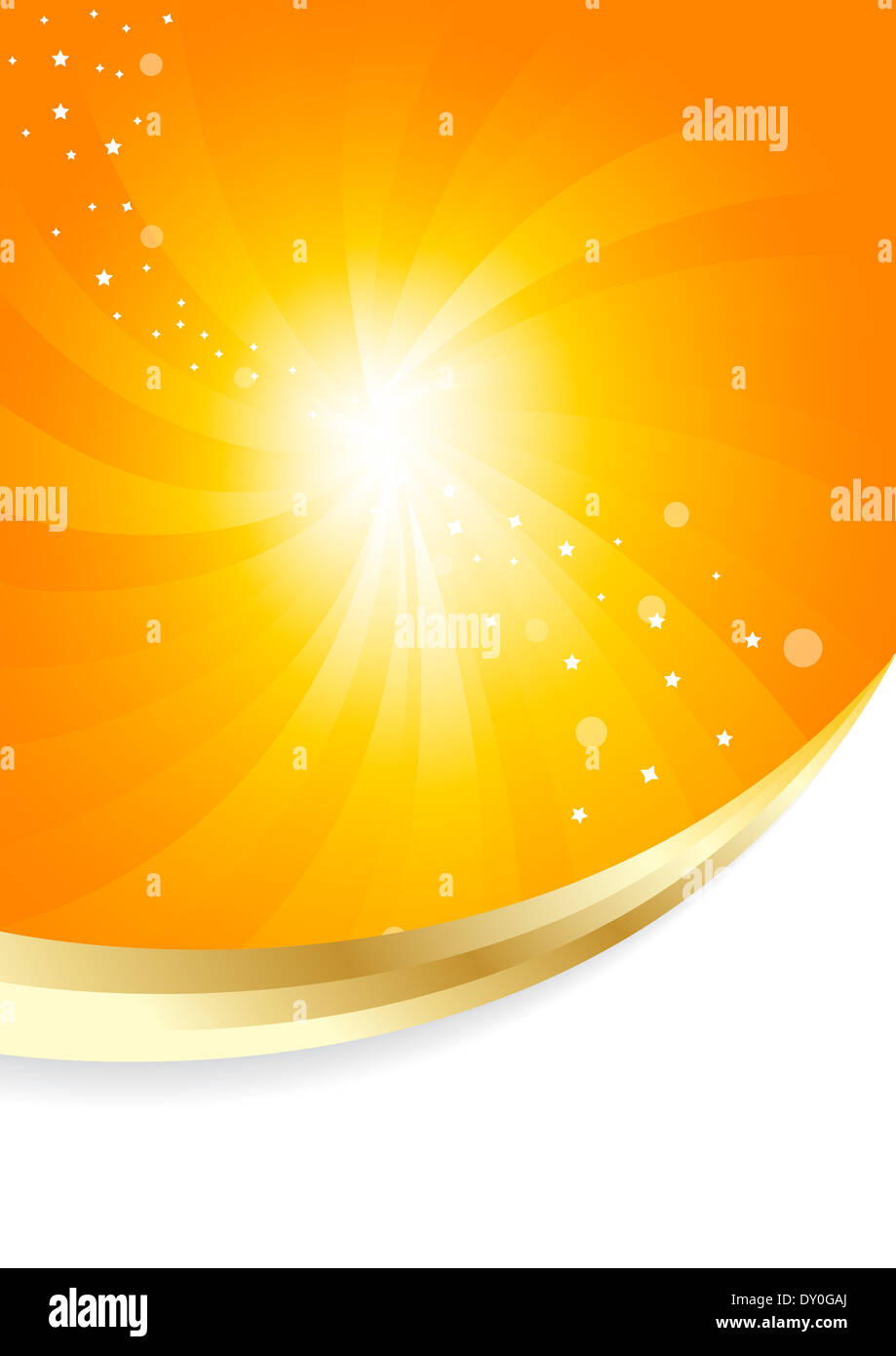 Vector sunny background; clip-art Stock Photo - Alamy