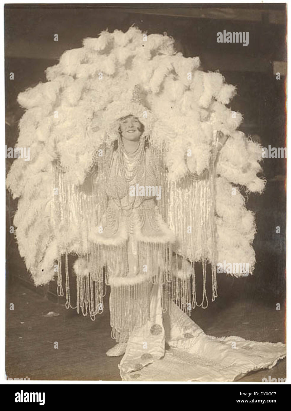 This image, taken by photographer Sam Hood, shows a Ziegfeld costume ...