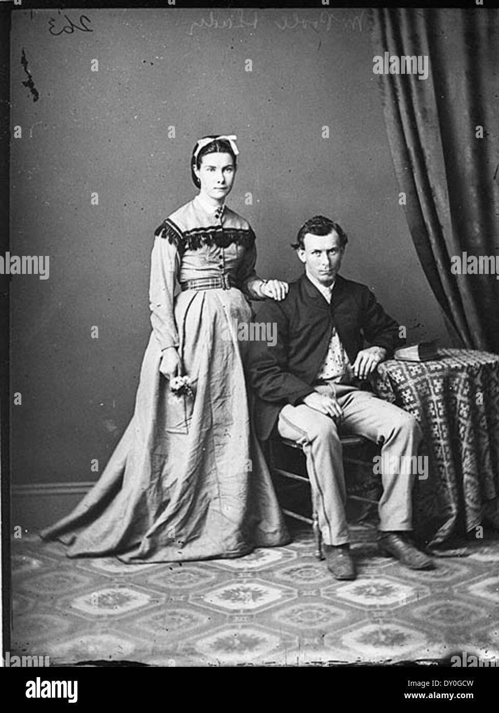 This 1870s photograph from the Holtermann Collection captures Mr. & Mrs ...