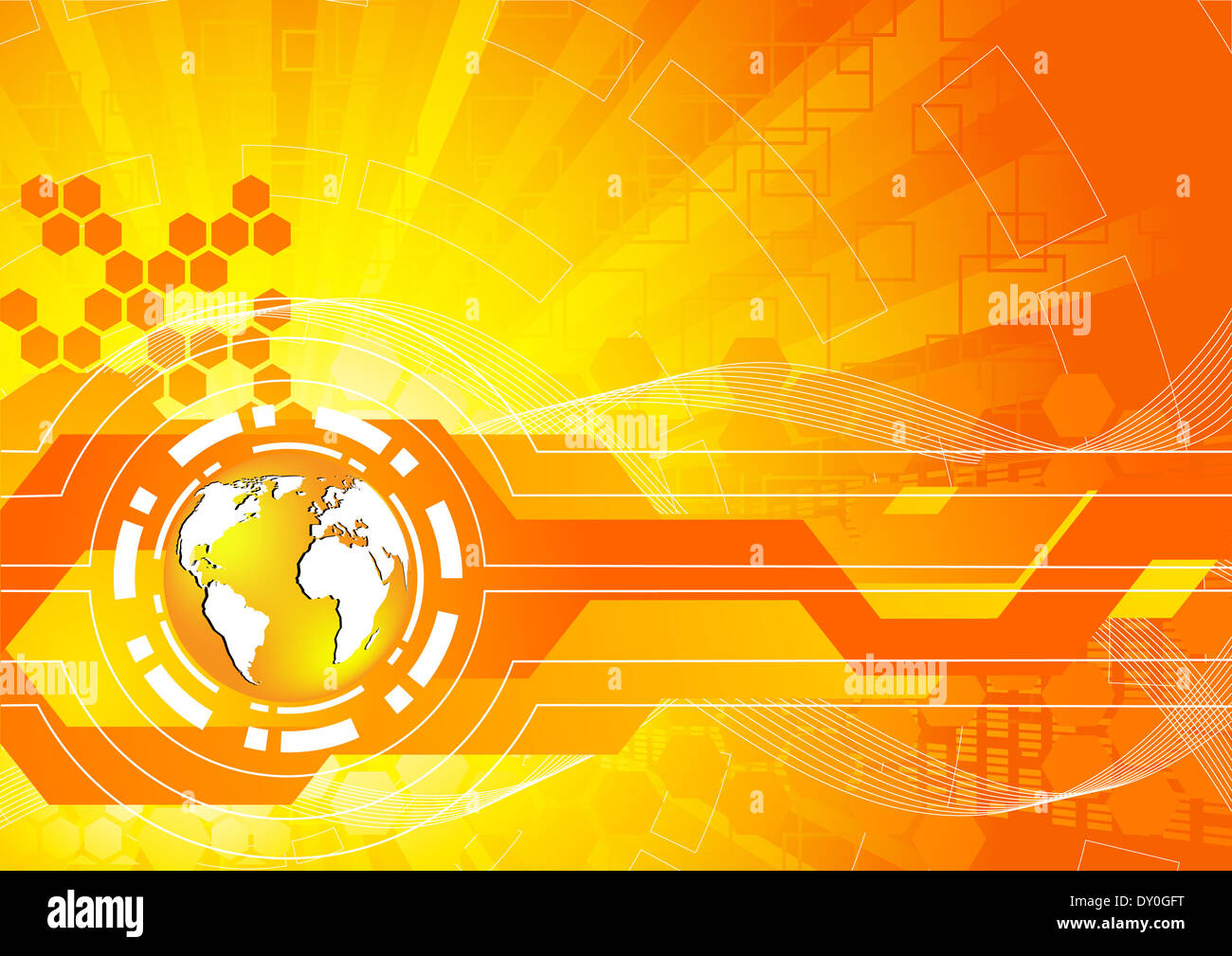 Vector bright orange background; clip-art Stock Photo - Alamy