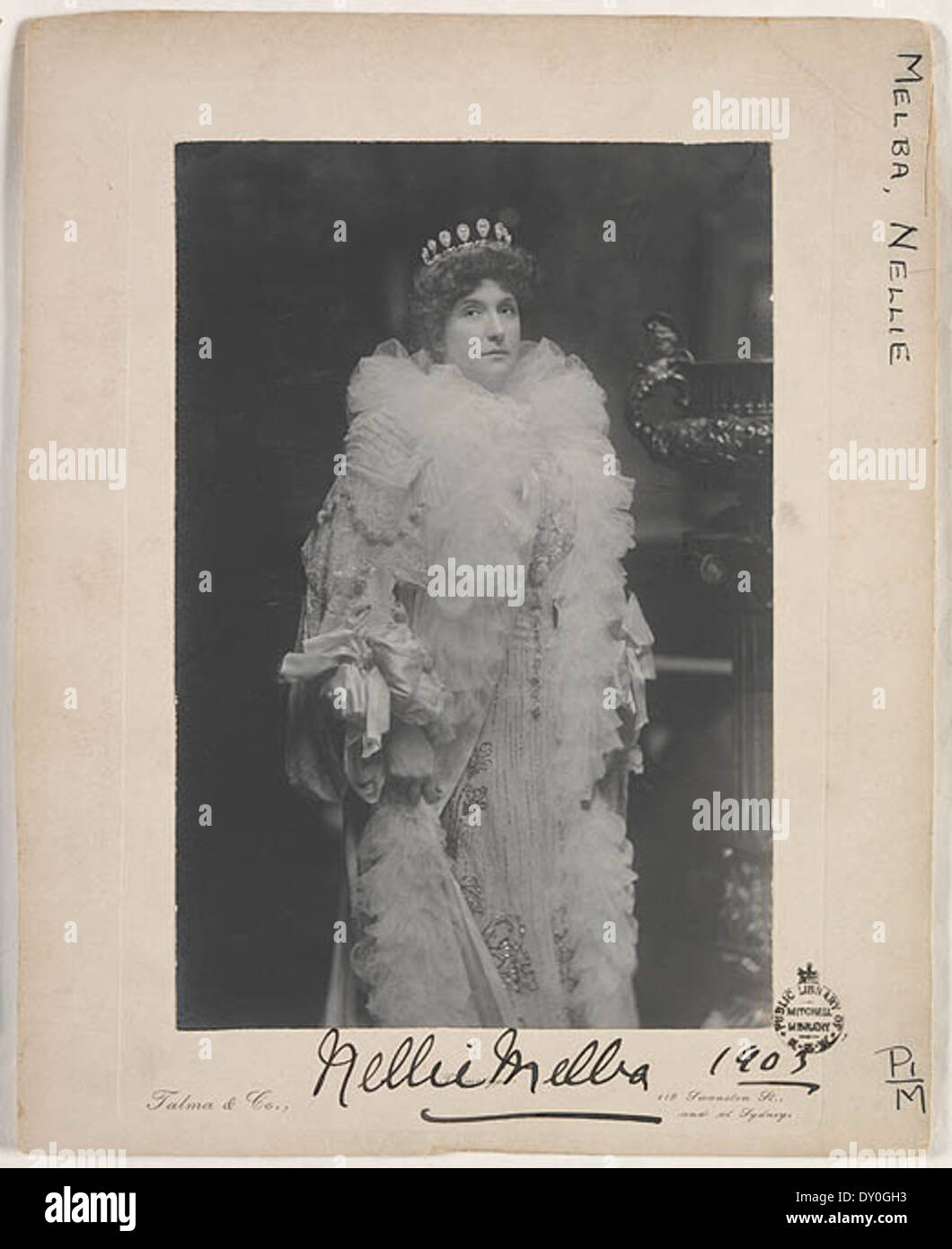 A portrait of Nellie Melba, one of Australia’s most celebrated opera ...