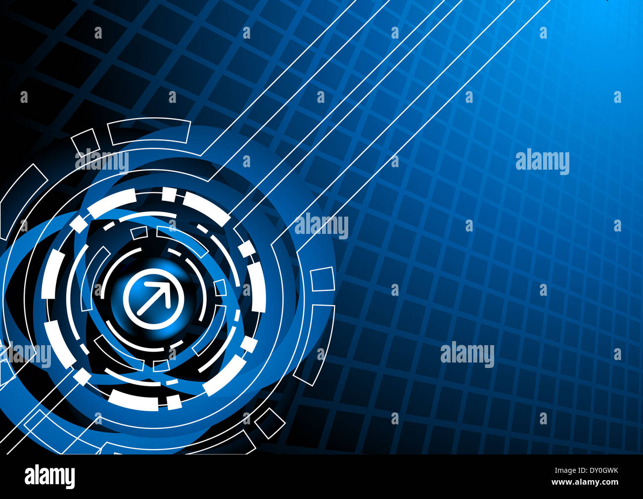 Vector abstract tech template; clip-art Stock Photo - Alamy