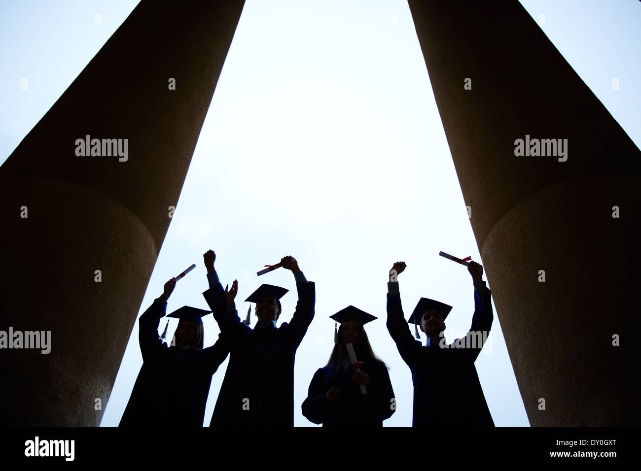 Four graduates hi-res stock photography and images - Alamy