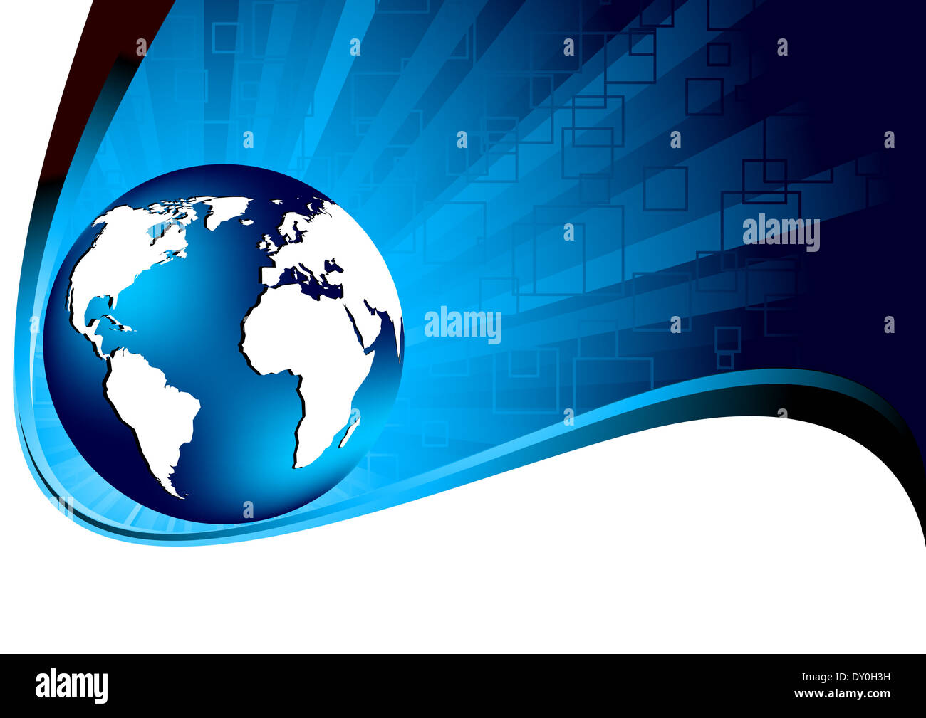 Vector blue tech background; clip-art Stock Photo - Alamy