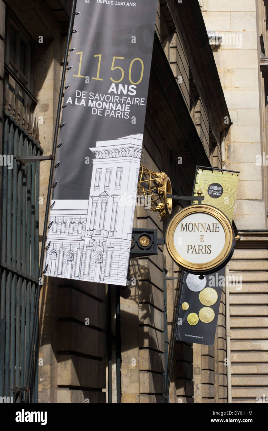 Monnaie de Paris - French Mint. Celebrating 1150 years Stock Photo - Alamy