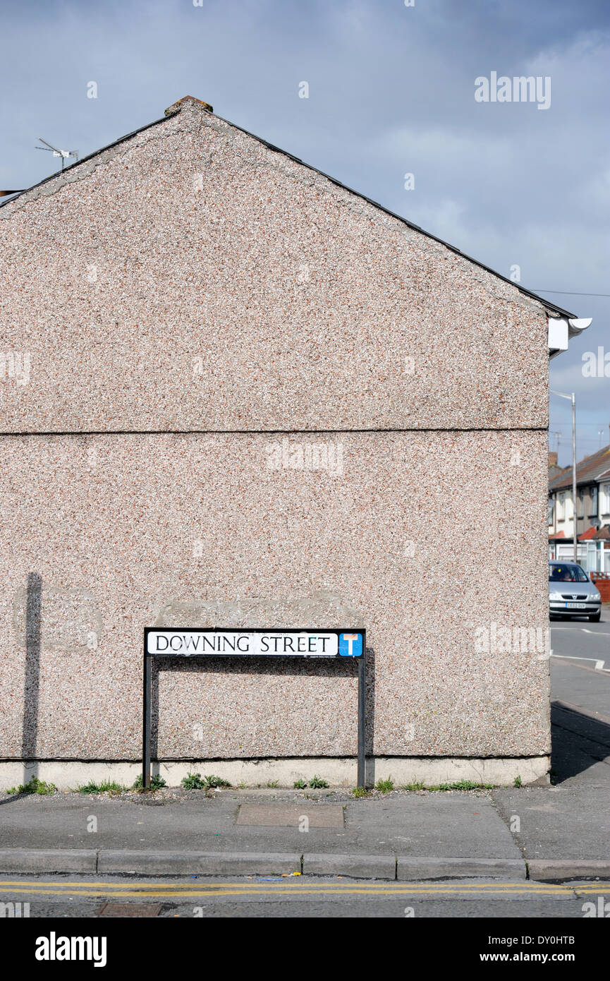 A Downing Street sign in Newport, S Wales - a name shared with the ...