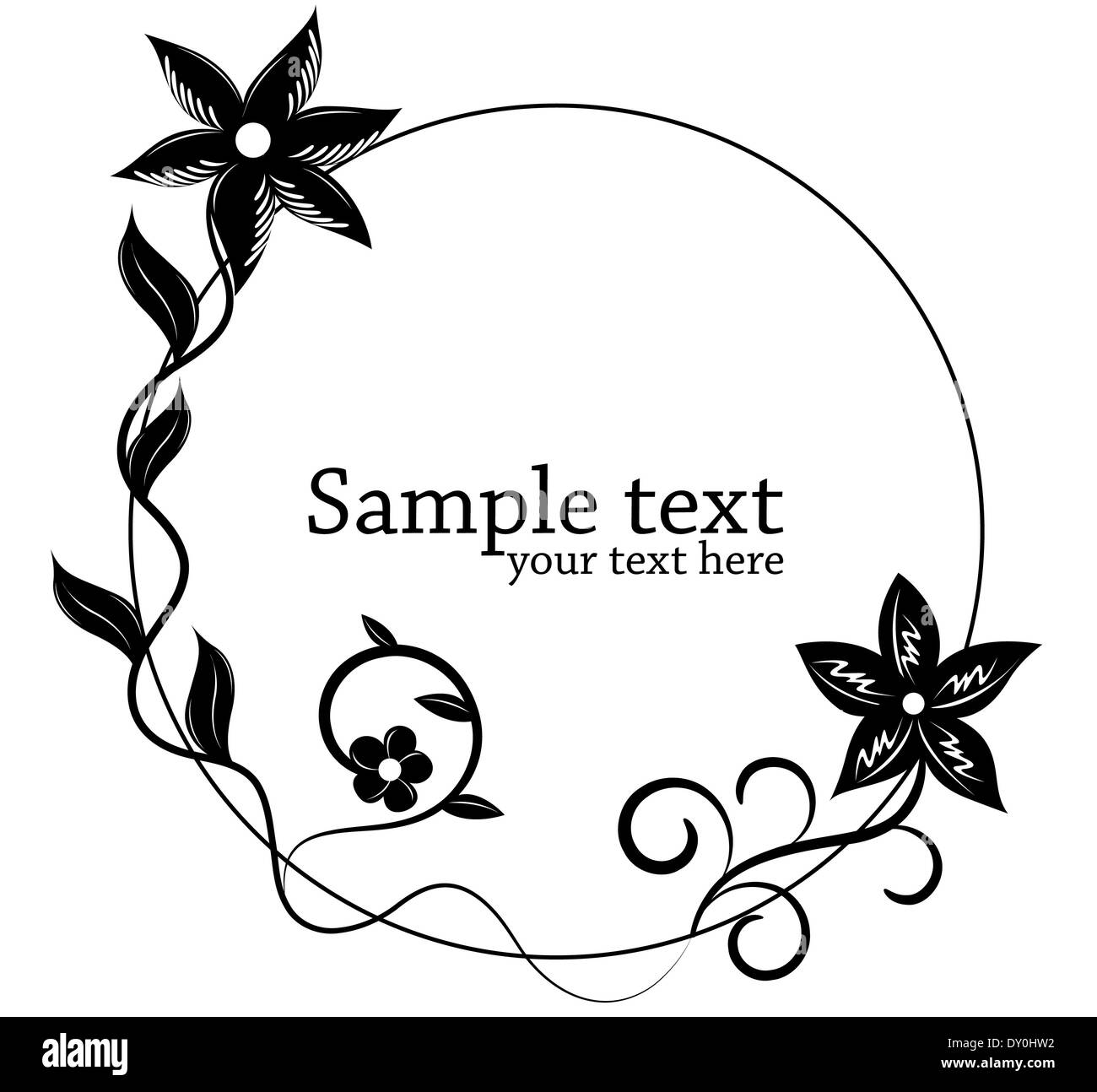 Vector frame; clip-art Stock Photo - Alamy