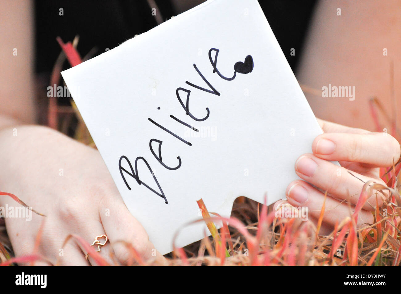 We believe sign hi-res stock photography and images - Alamy