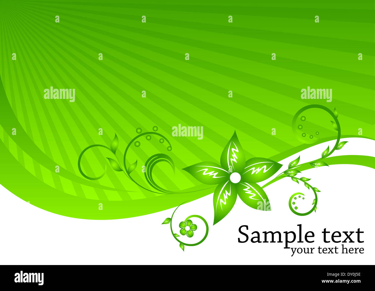 Vector floral background; clip-art Stock Photo - Alamy