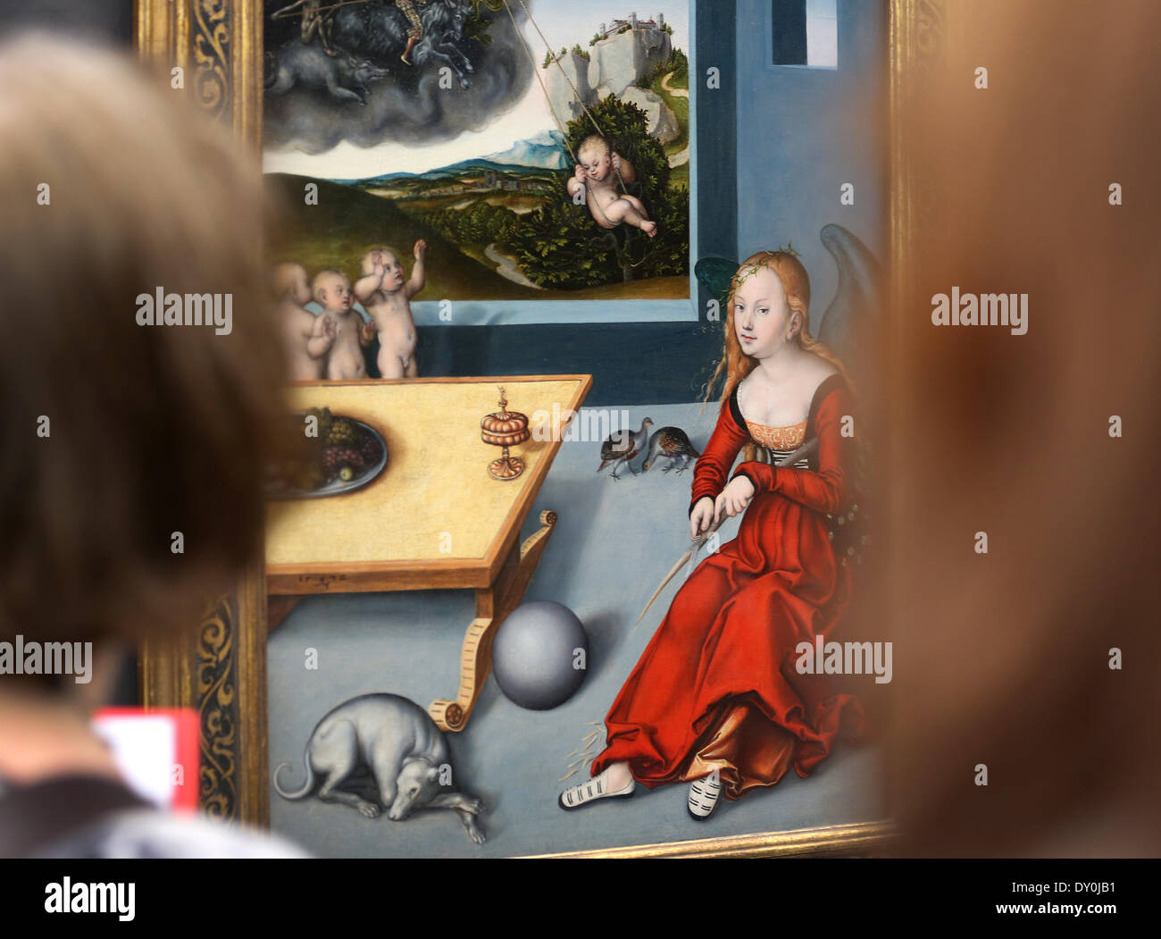 The unification of germany painting hi-res stock photography and images ...