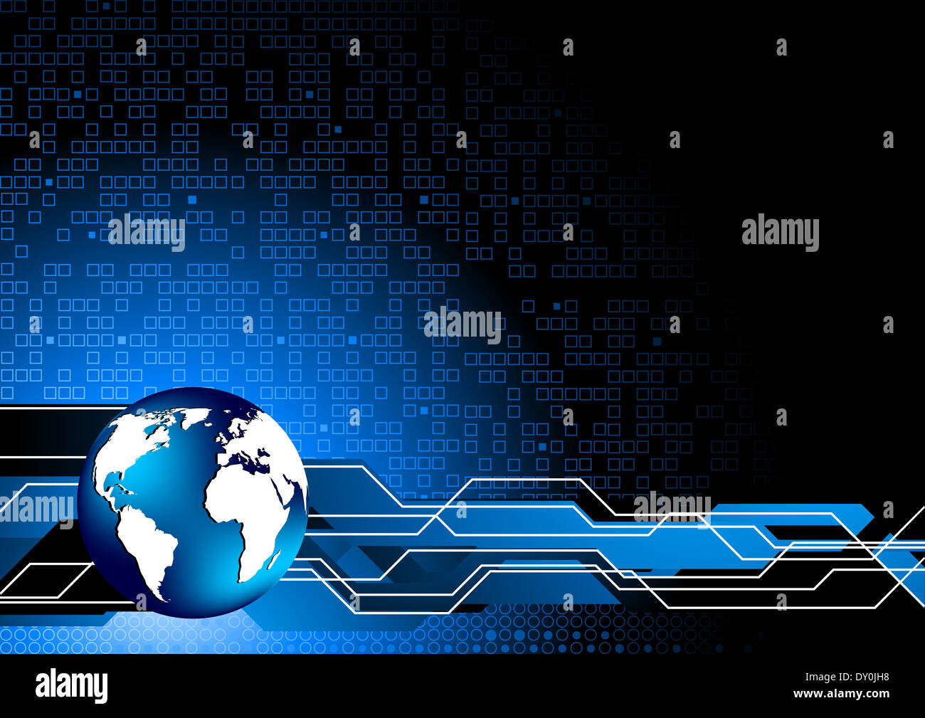 Vector abstract tech background; clip-art Stock Photo - Alamy