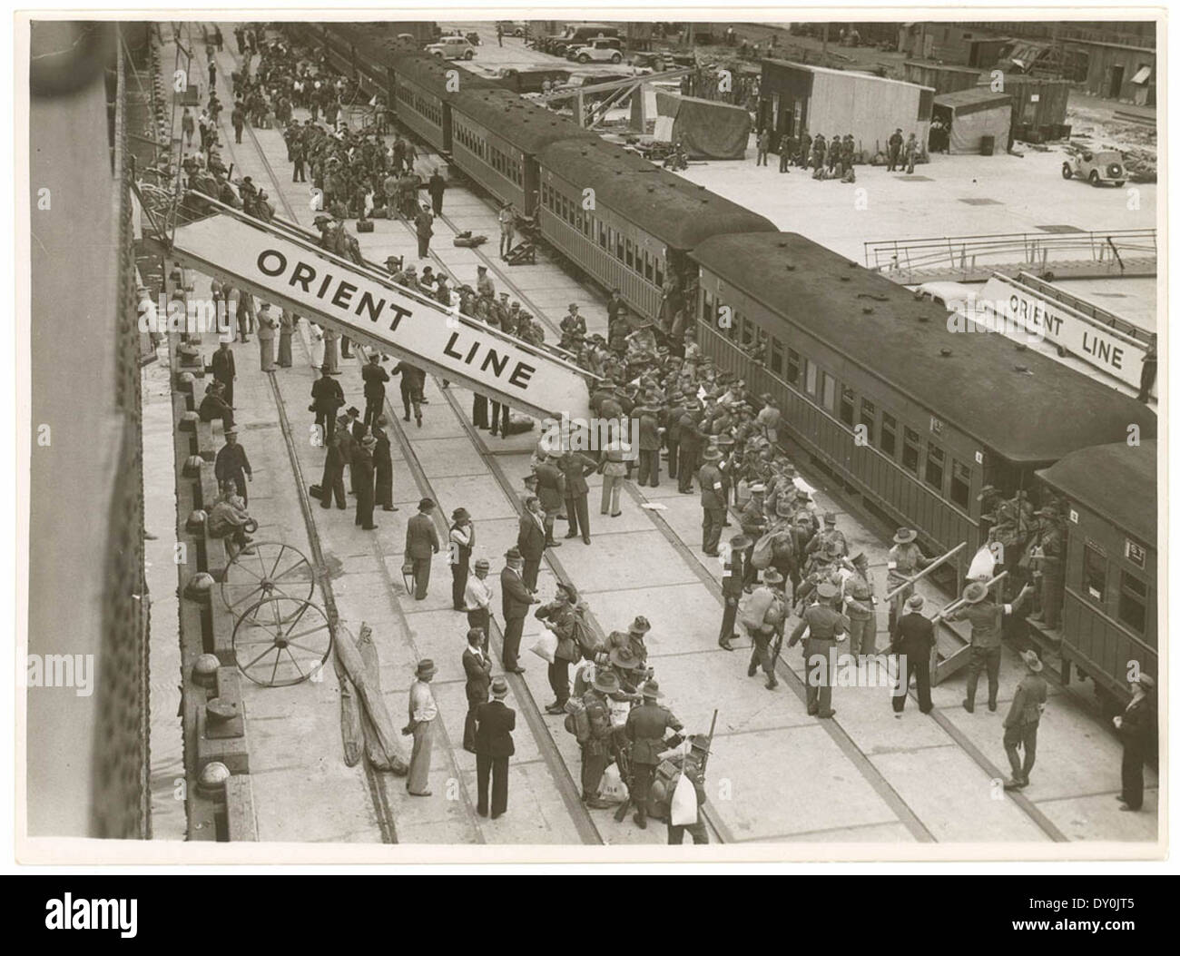 This photograph, taken by Sam Hood, captures the 6th Division of the ...