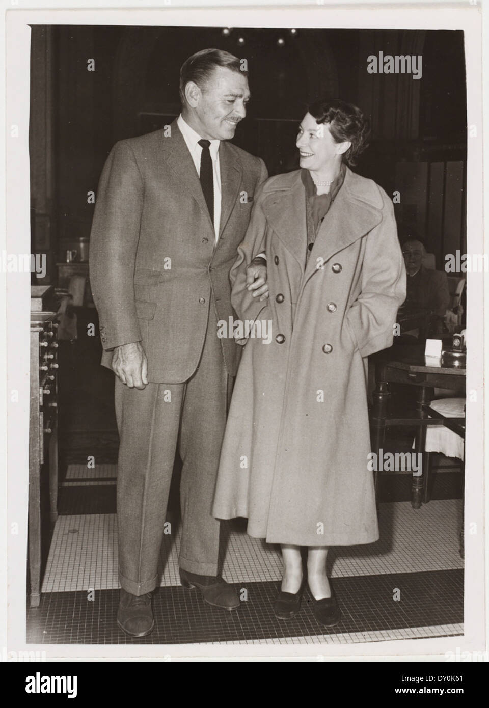 Clark gable clark gable and tilly shelton smith hi-res stock ...