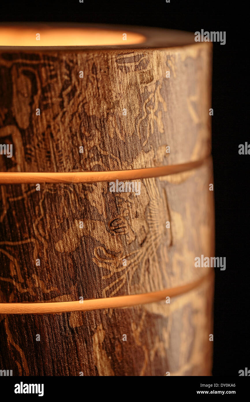 Design lamp, natural pattern, close-up Stock Photo - Alamy