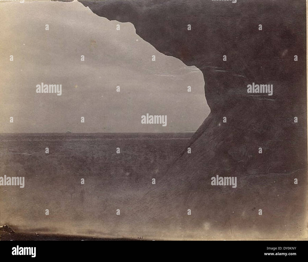This photograph from July 1889 by William Henry Tietkens shows a cave ...