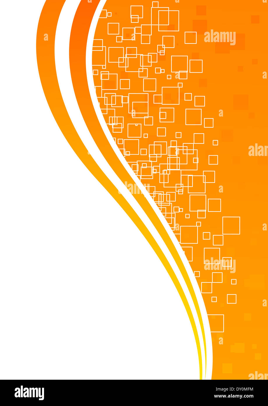 Abstract tech background in orange color Stock Photo - Alamy