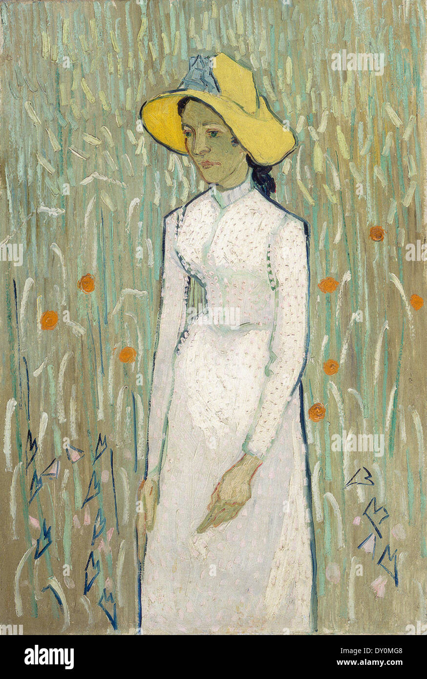 Vincent van Gogh Girl in White Stock Photo - Alamy