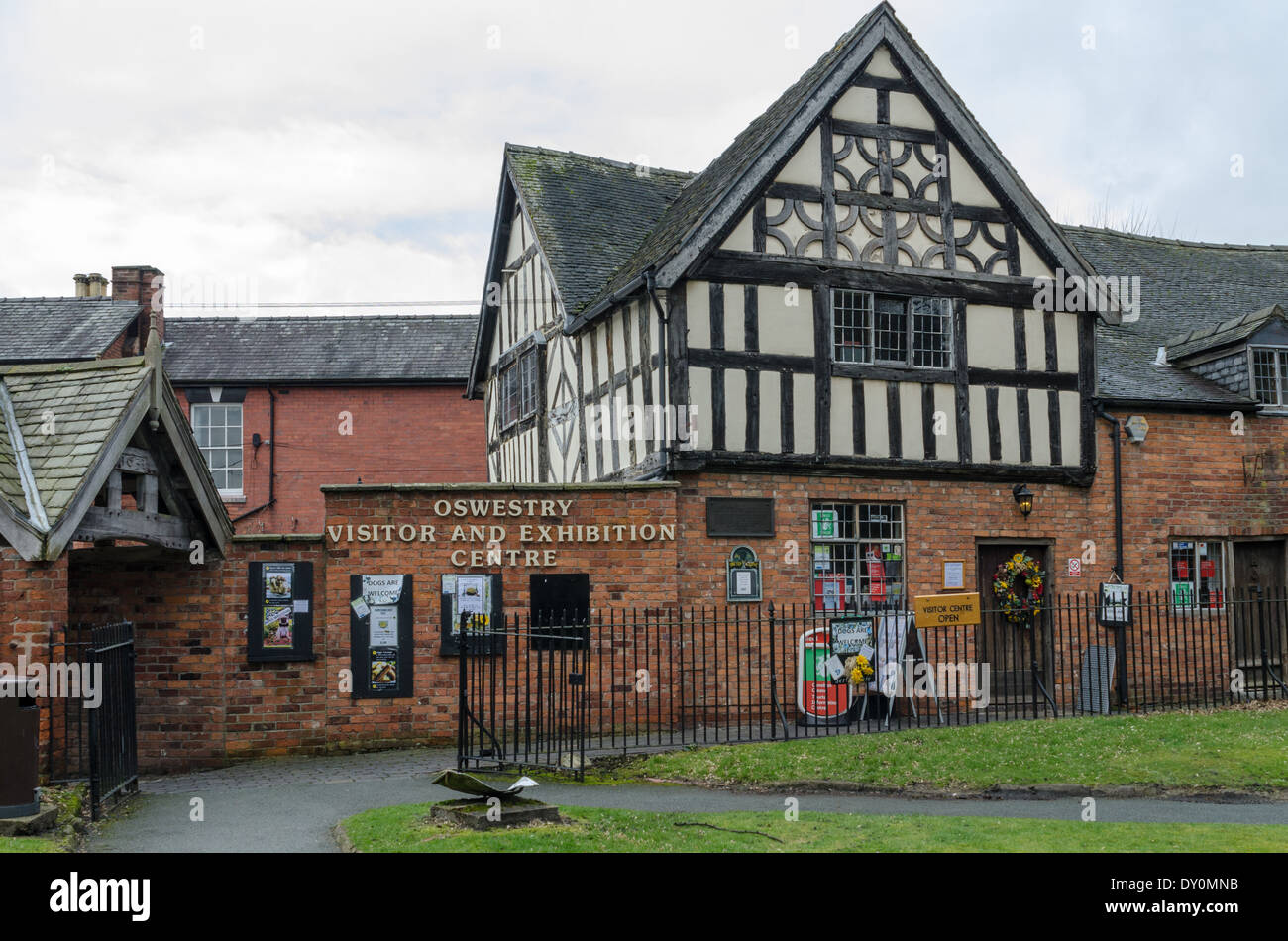 Oswestry Visitor and Exhibition Centre in the Shropshire town centre ...