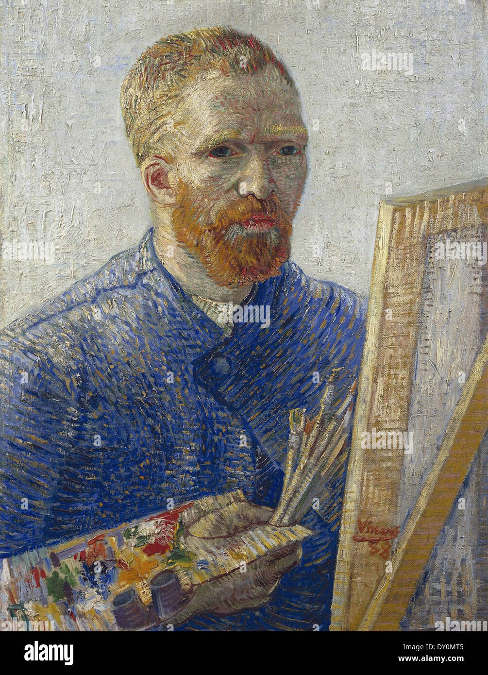 Vincent Van Gogh Self Portrait as Painter Stock Photo - Alamy