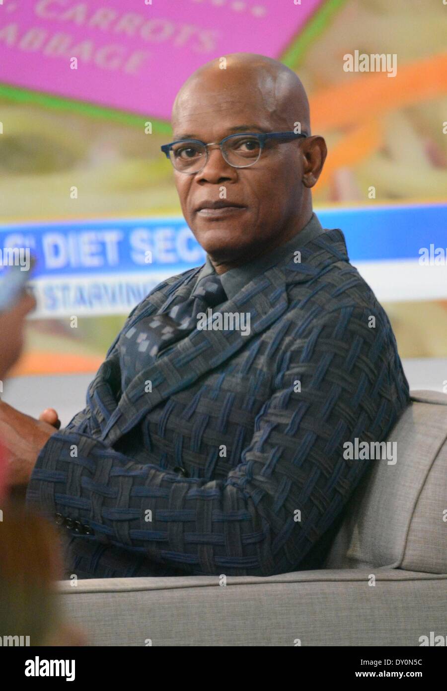 New York, NY, USA. 2nd Apr, 2014. Samuel L Jackson at talk show ...