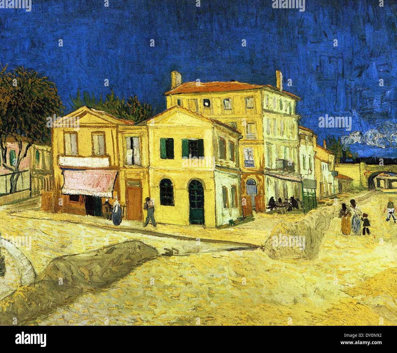 Vincent van Gogh The Yellow House Stock Photo - Alamy