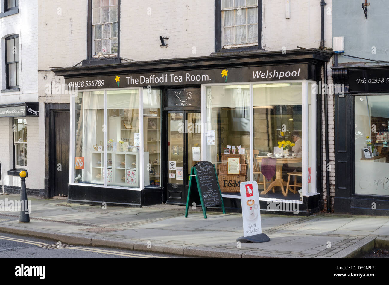 The Daffodil Tea Room coffee shop and cafe in the Welsh town of ...