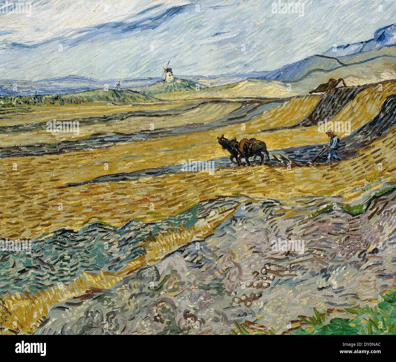 Van gogh enclosed field hi-res stock photography and images - Alamy