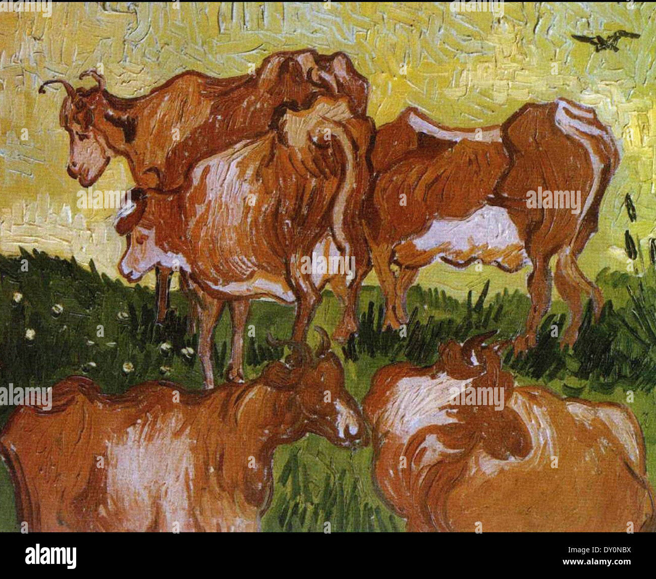The cows by vincent van gogh hi-res stock photography and images - Alamy